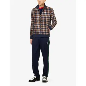 SERGIO TACCHINI Plaid Fleece Track Jacket