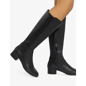 DUNE Tayla Leather Knee-high Boots