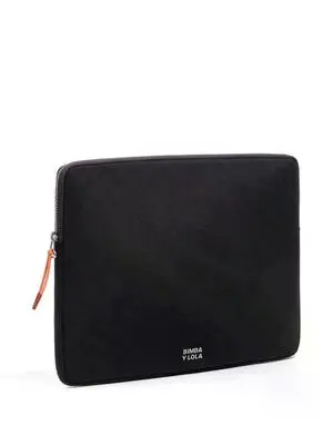 Bimba Y Lola Logo-plaque Zip-fastening Laptop Case - Black