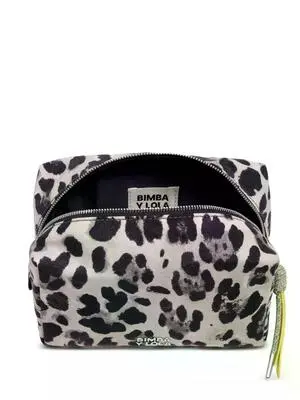 Bimba Y Lola Leopard-print Zip Pouch