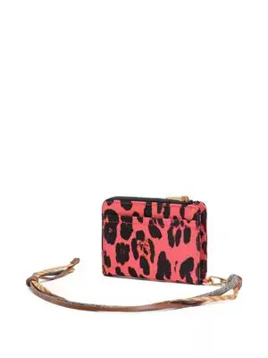 Bimba Y Lola Leopard-print Zip Wallet