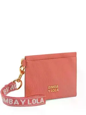Bimba Y Lola Leather Strap Card Holder - Pink