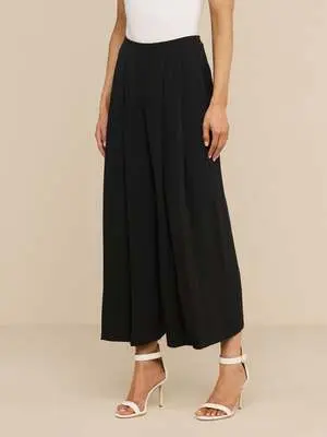 L'Agence Novalynn Cropped Pleated Trousers
