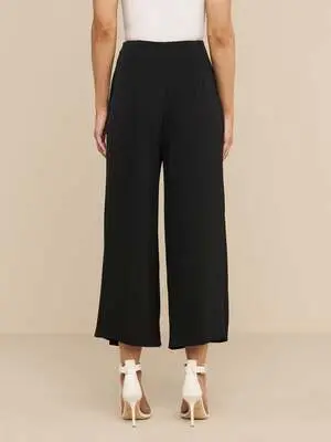 L'Agence Novalynn Cropped Pleated Trousers