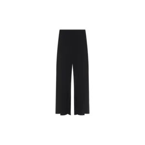 L'Agence Novalynn Cropped Pleated Trousers - Black