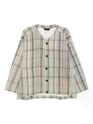 JAN JAN VAN ESSCHE Madras Checked Jacket