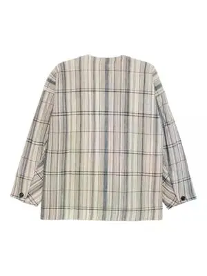 JAN JAN VAN ESSCHE Madras Checked Jacket