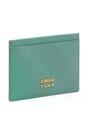 Bimba Y Lola Leather Card Holder - Green