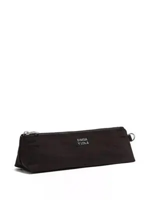 Bimba Y Lola Logo-plaque Make-up Case - Black