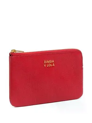 Bimba Y Lola Zip-top Leather Purse - Red