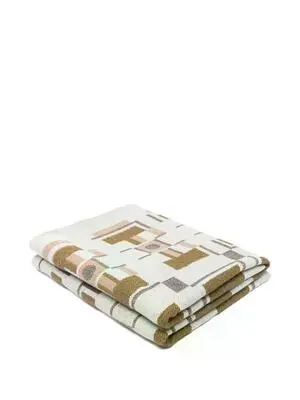 SOHO HOME Benton Geometric-pattern Throw - Neutrals