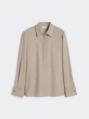 Max Mara Cashmere Foulé Shirt