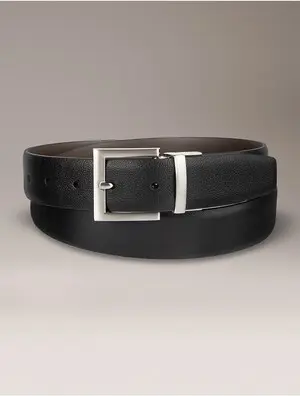 Calvin Klein Reversible Harness Buckle Belt - Black / Brown