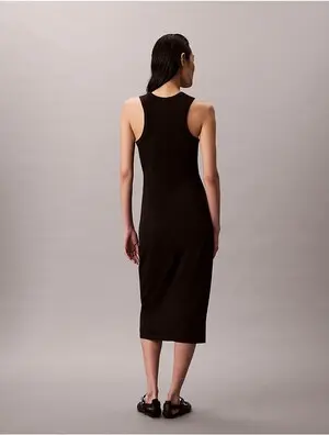 Calvin Klein Logo Midi Tank Dress