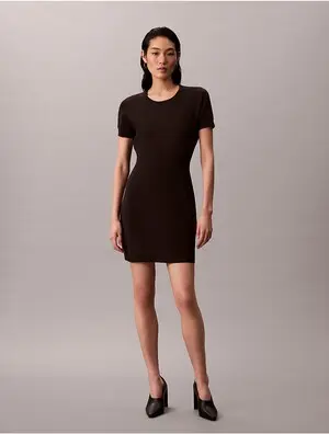 Calvin Klein Tech Knit Mini Dress