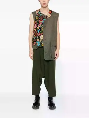 Comme Des Garçons Floral Embroidered Gilet