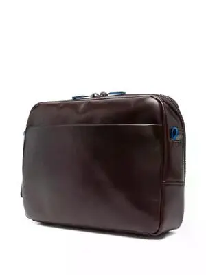 PIQUADRO Leather Zip-fastening Bag - Brown
