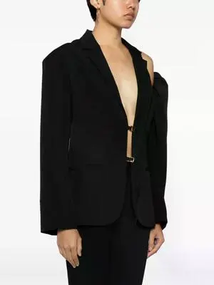 Jacquemus La Veste Galliga Wool Blazer - Black