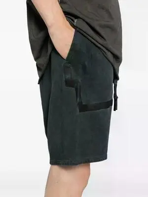 69 Elasticated-waistband Drop-crotch Shorts