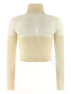 Elisabetta Franchi Turtleneck Sweater - Neutrals