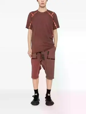 69 Elasticated-waistband Drop-crotch Shorts