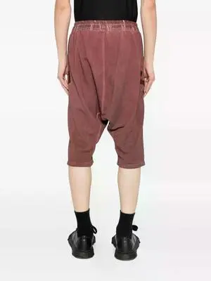 69 Elasticated-waistband Drop-crotch Shorts