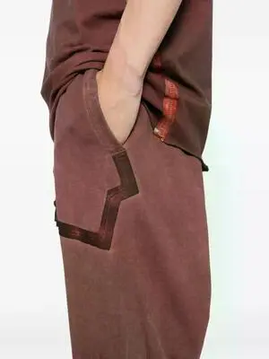 69 Elasticated-waistband Drop-crotch Shorts