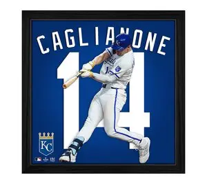 HIGHLAND MINT Jac Caglianone Royals Impact Jers Ey Frame - One-color