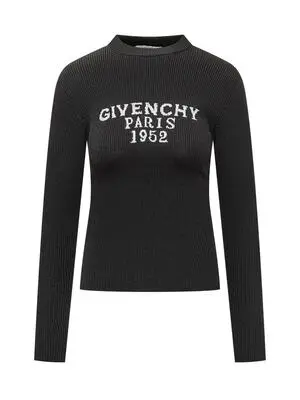 Givenchy Embroidered Logo Sweater - Black