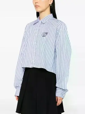 SKY HIGH FARM WORKWEAR Striped Button Down Shirt