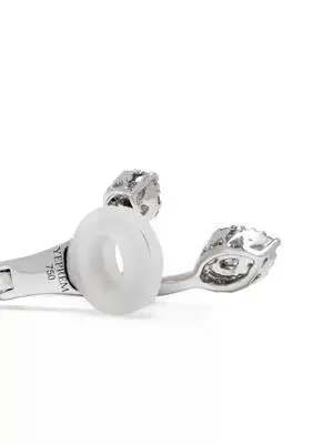 Yeprem 18kt White Gold Diamond Ear Cuff