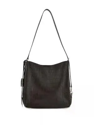 Hogan Leather Shoulder Bag - Brown