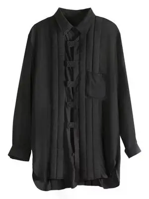 Yohji Yamamoto Quilted Panelled Coat