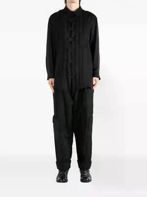 Yohji Yamamoto Quilted Panelled Coat