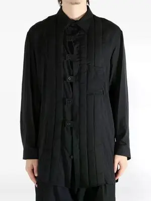 Yohji Yamamoto Quilted Panelled Coat