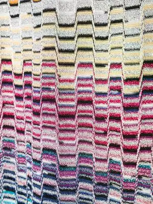 Missoni Fringed Edge Knitted Scarf