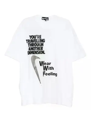 BLACK COMME DES GARÇONS X Nike Printed T-shirt - White