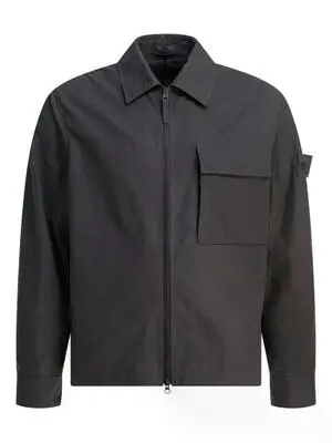 Stone Island Zip-fastening Patch-pocket Shirt Jacket