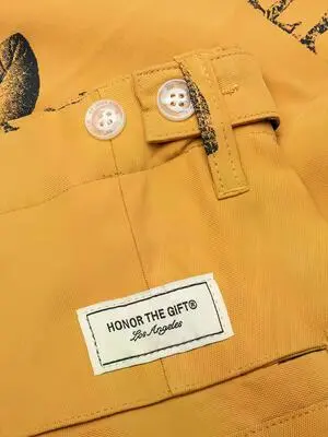 HONOR THE GIFT Floral-print Shorts - Yellow
