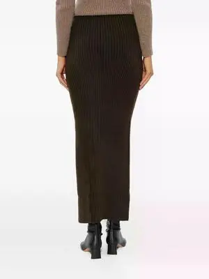 Max Mara Boris Ribbed Midi Skirt