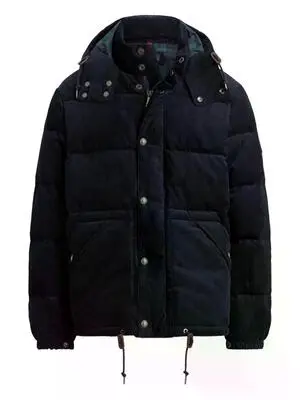 Polo Ralph Lauren Corduroy Quilted Bomber Jacket - Blue
