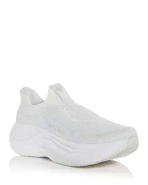 HOKA Skyward Slip On Sneakers - White/white