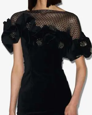 Isabel Marant Étoile Eliska Velvet Mini Dress