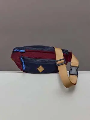 The Upside Trail Colour Block Bumbag - Red