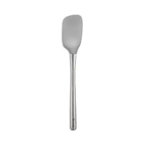 TOVOLO Flex Core Stainless Steel Handled Spoonula - Oyster Gray