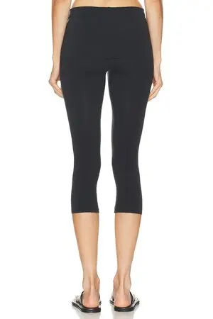 SKIMS Cotton Jersey Foldover Capri Pant