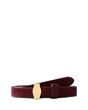 Veronica Beard Dash Suede Belt