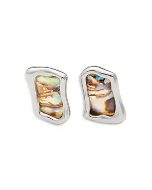 Kate Spade New York Molten Glass Statement Stud Earrings - Multi/silver
