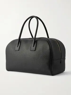Saint Laurent Boston Textured-leather Tote