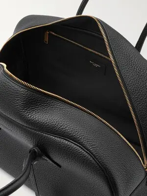 Saint Laurent Boston Textured-leather Tote